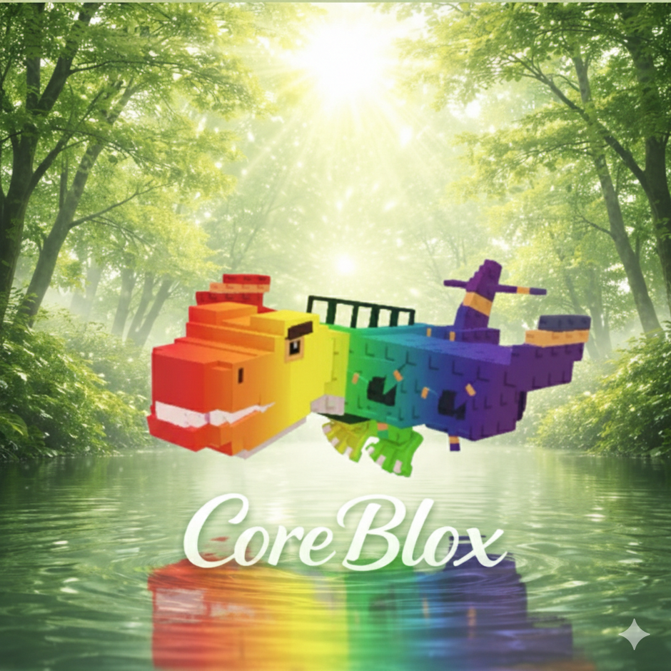 Rainbow Nuclearo Dinossauro – CoreBlox